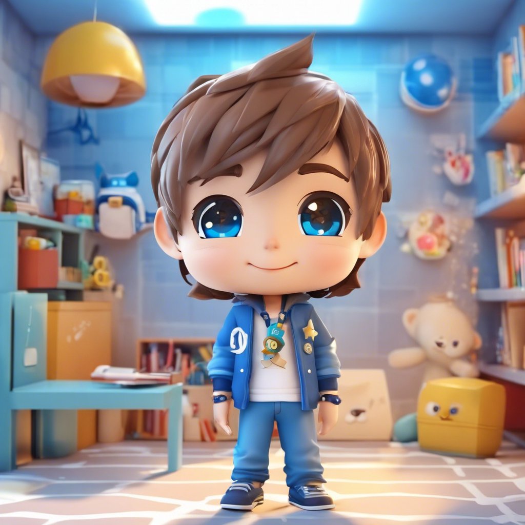 Create a 3d chibi avatar with Fanart