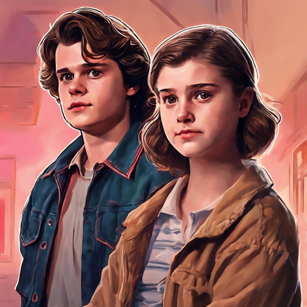 Steve Harrington and Nancy wheeler from Fanart