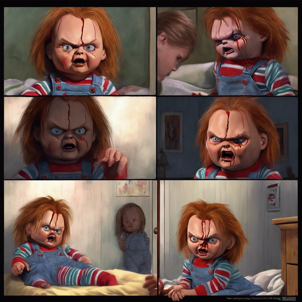 Chucky’s little daughter Glenda’s pranks Fanart