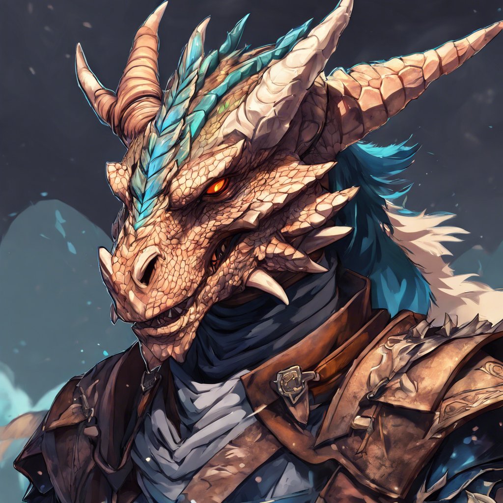 Dragonborn male dnd Fanart
