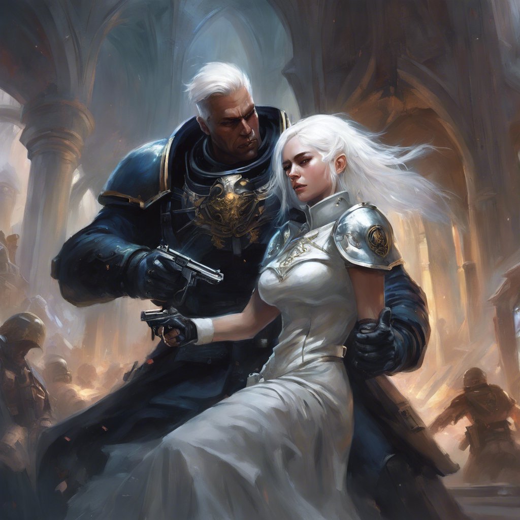 A 40k sister of battle | Fanart