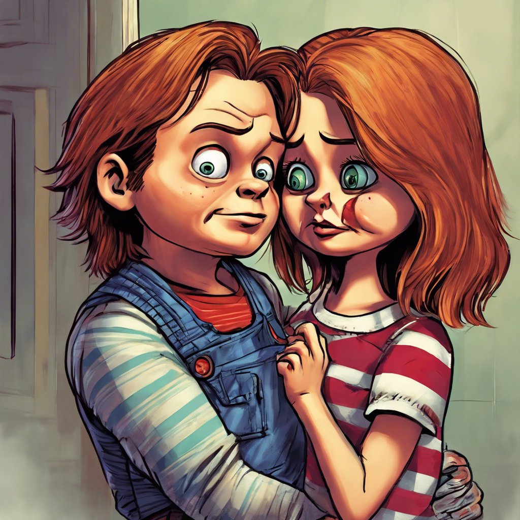 Chucky and Tiffany’s twin children Glen | Fanart