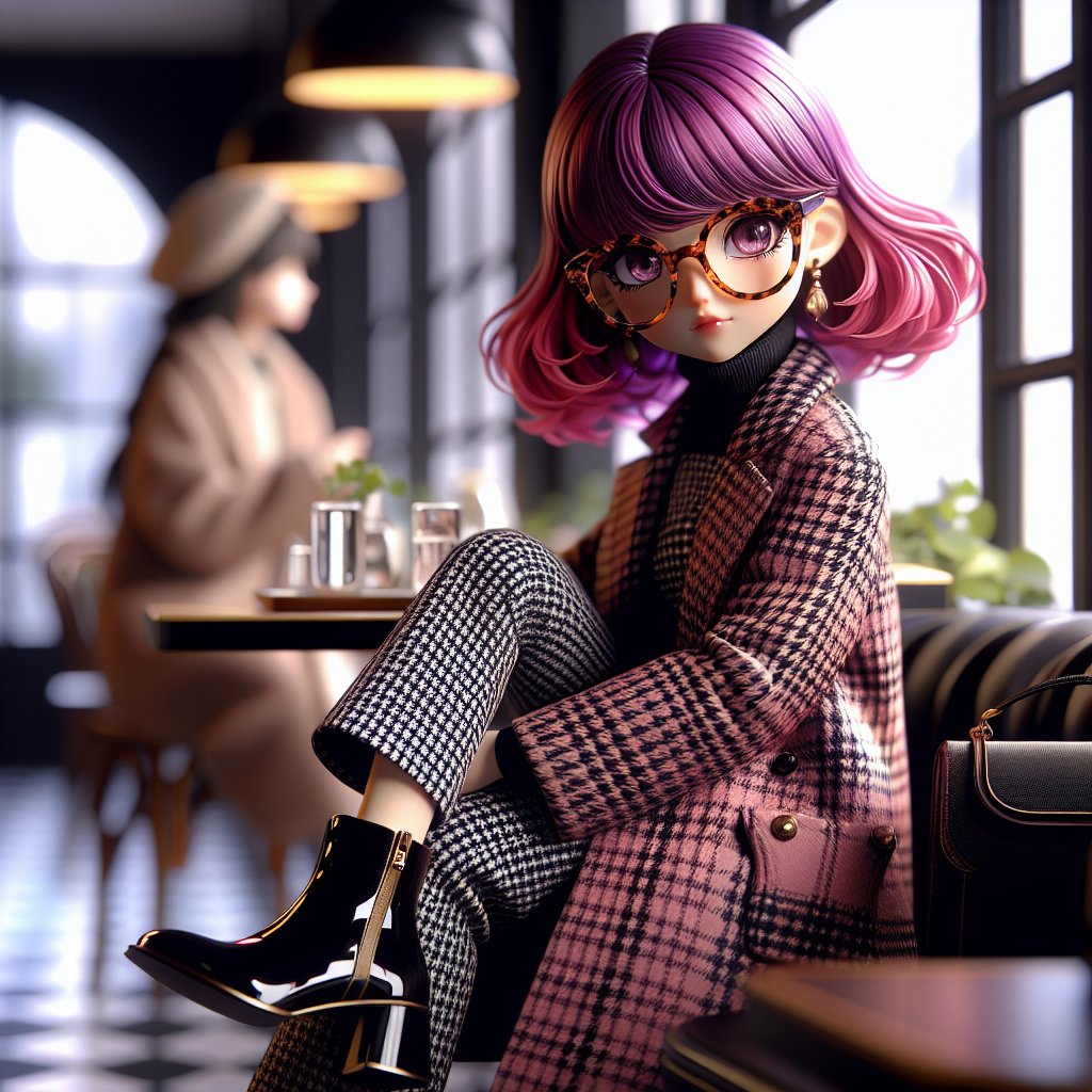 Anime Girl With Pink Hair And Fanart