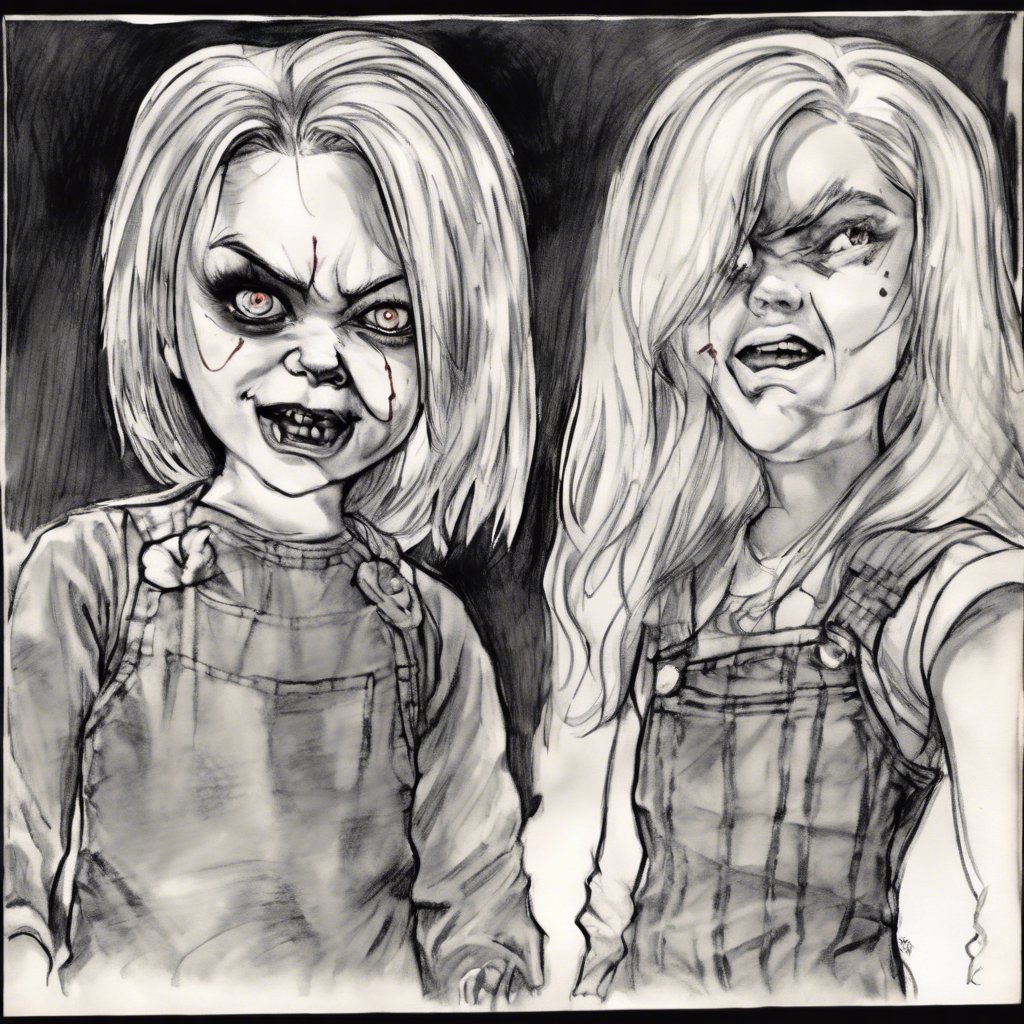 Chucky and Tiffany’s twin children Glen | Fanart
