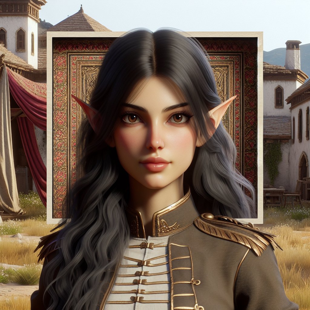 Realistic Style, Female Character, Elf, Young Fanart