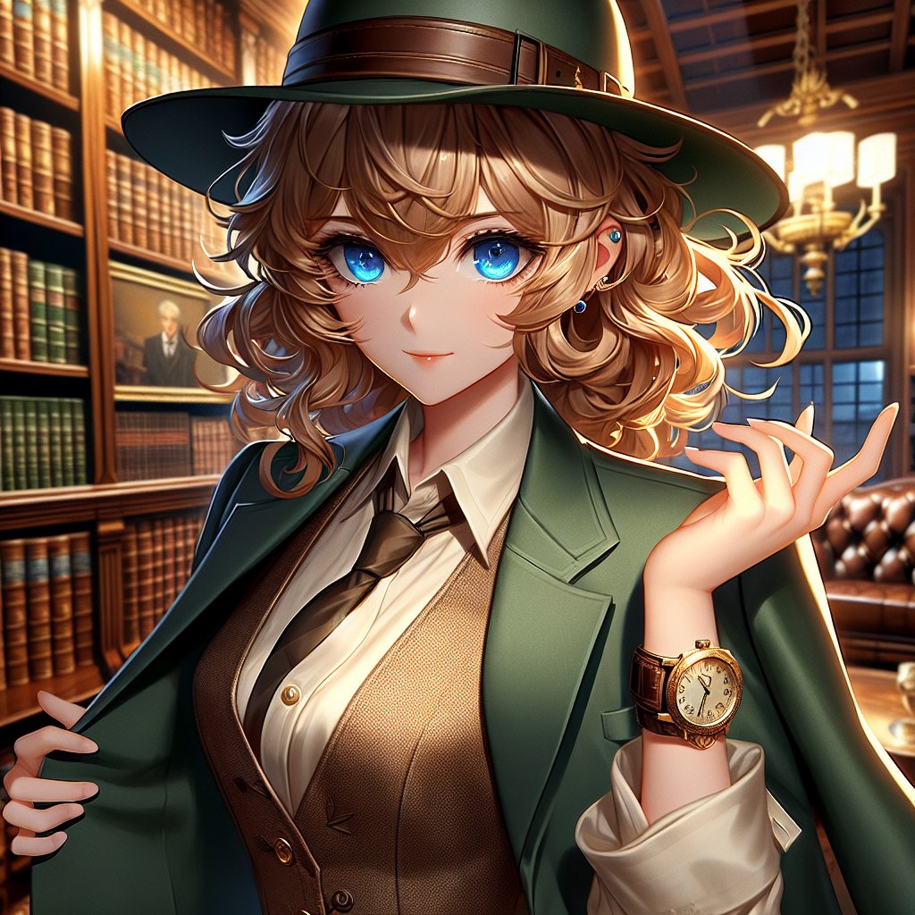 Anime Girl Wearing Suit: Envision an Fanart