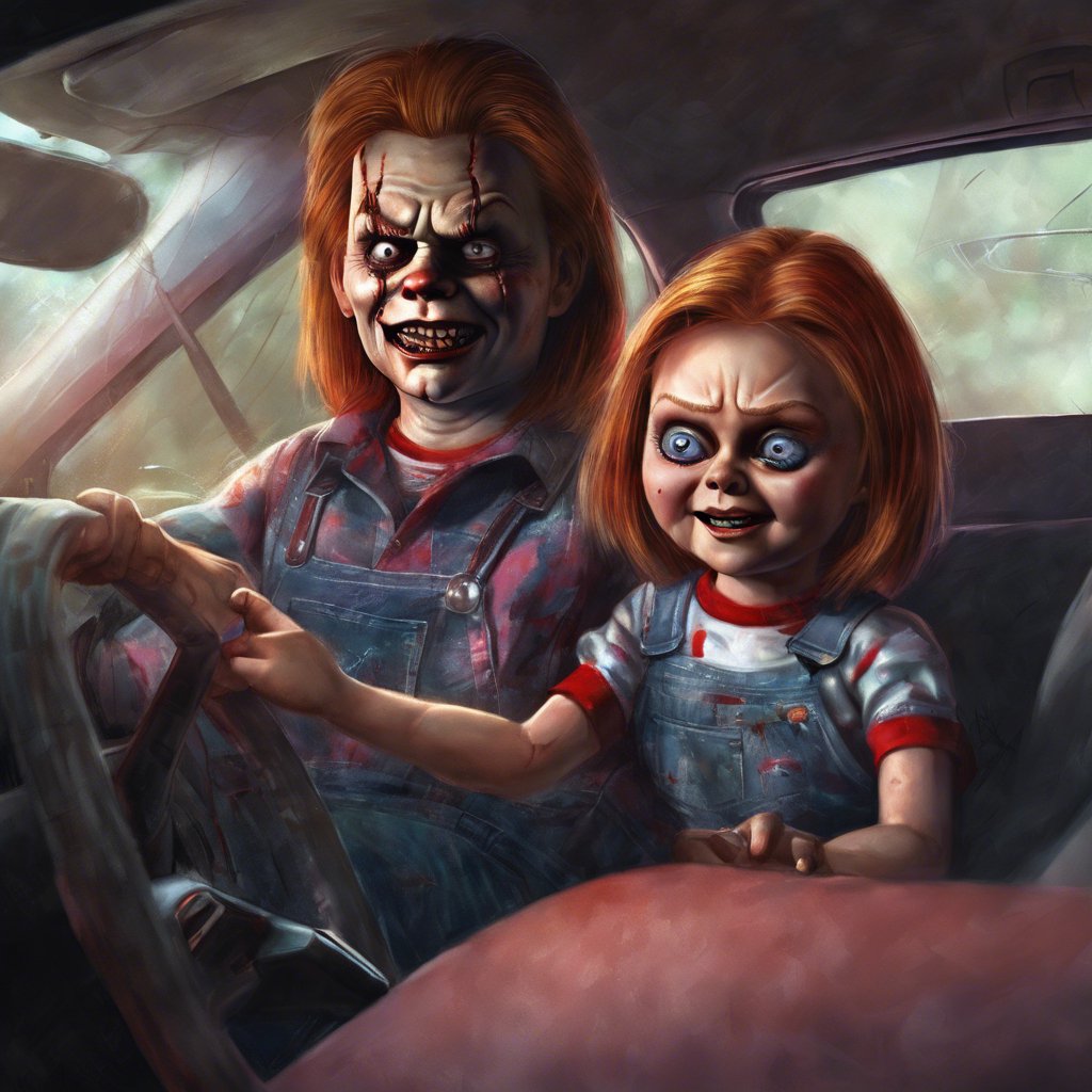 Chucky spanks his daughter Glenda for | Fanart