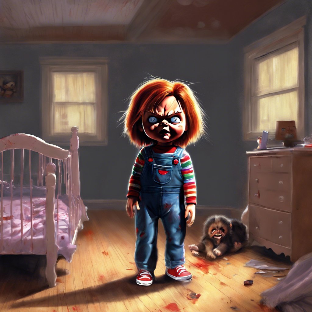 Chucky's little daughter Glenda's pranks go Fanart
