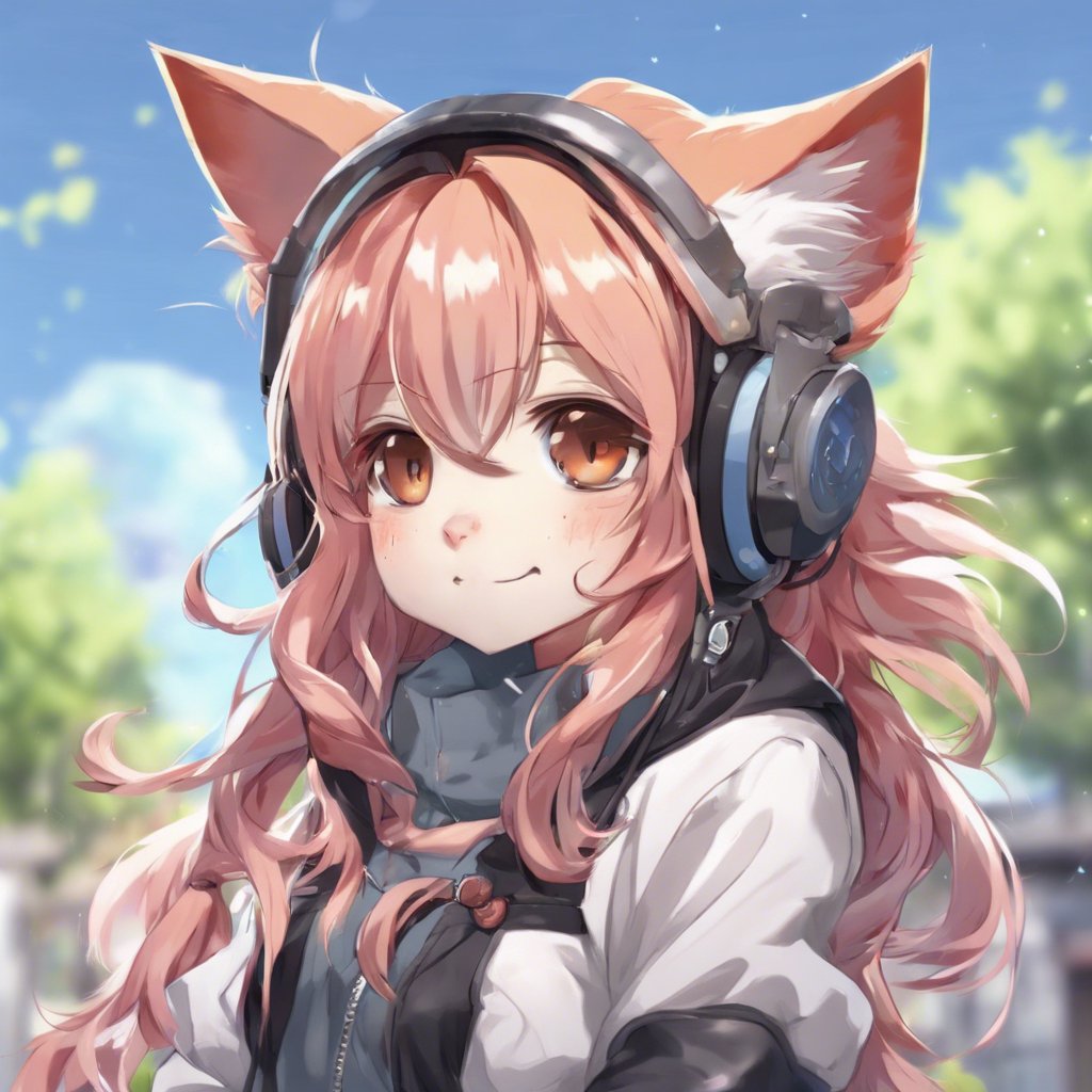 Cute girl furry cat | Fanart
