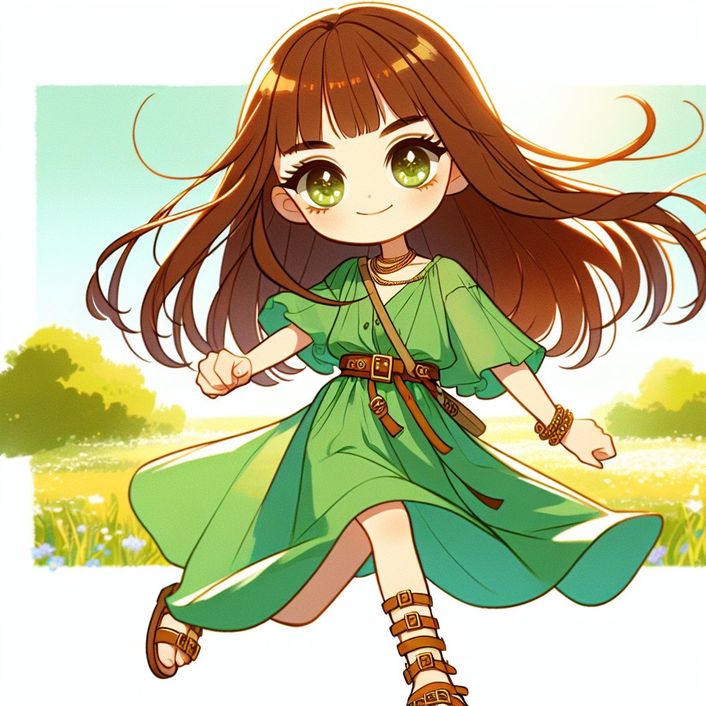 Anime Girl Jumping Up And Down: | Fanart