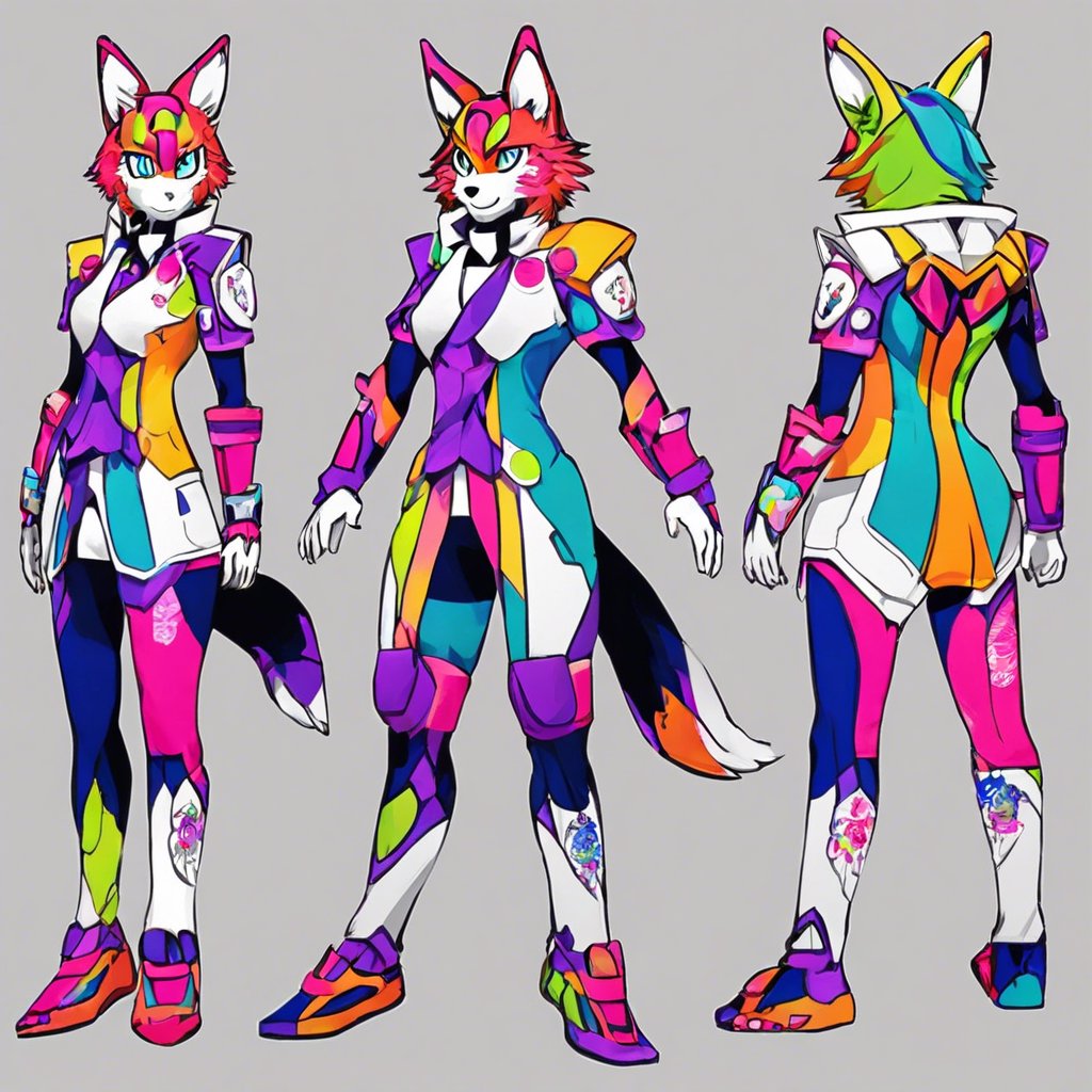 fursuit at multiple angles Fanart