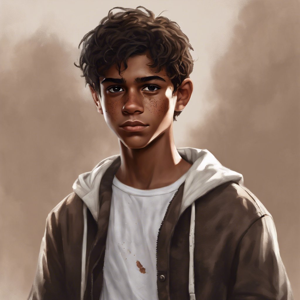 16 year old brown boy with Fanart