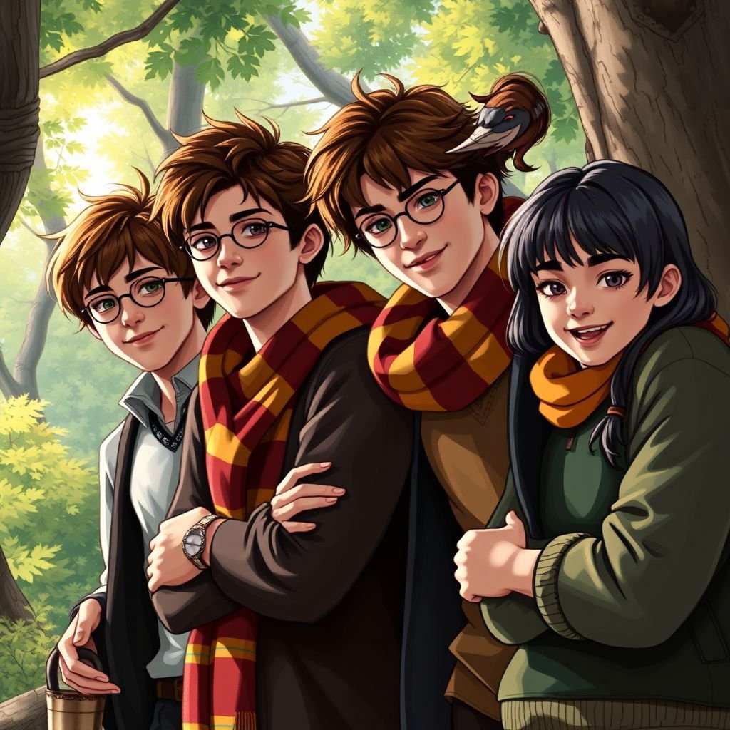 Marauders, James potter, Sirius black, Remus Fanart