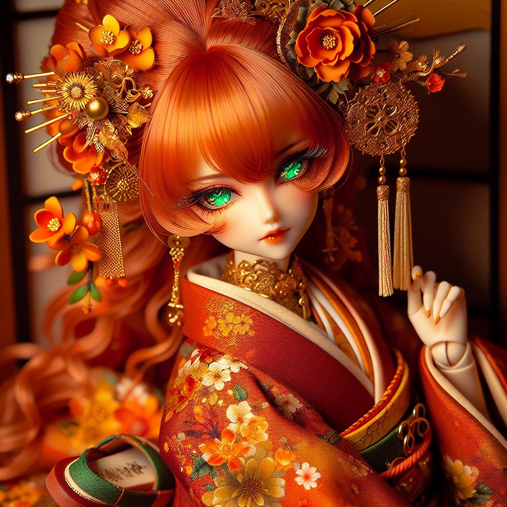 Anime Girl In Orange: Anime girl | Fanart