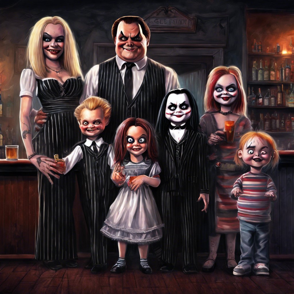 Chucky and Tiffany’s twin children Glen Fanart