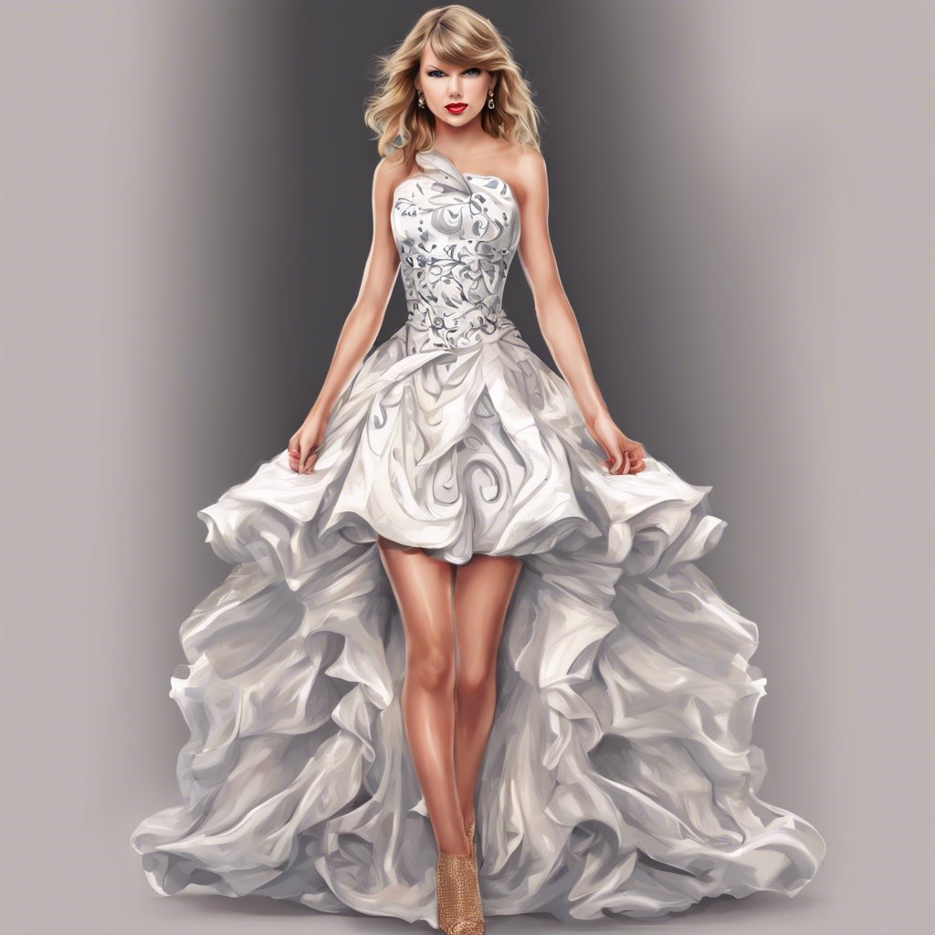 Taylor Swift’s dress Fanart
