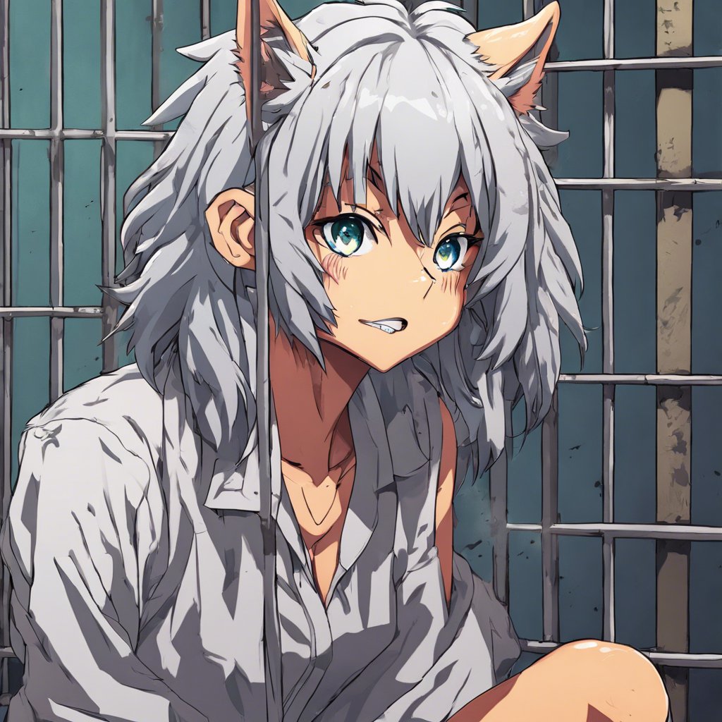 old wolf girl in prison forced Fanart