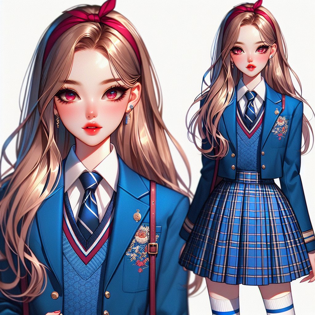 Anime Girl In Ua Uniform: Anime Fanart