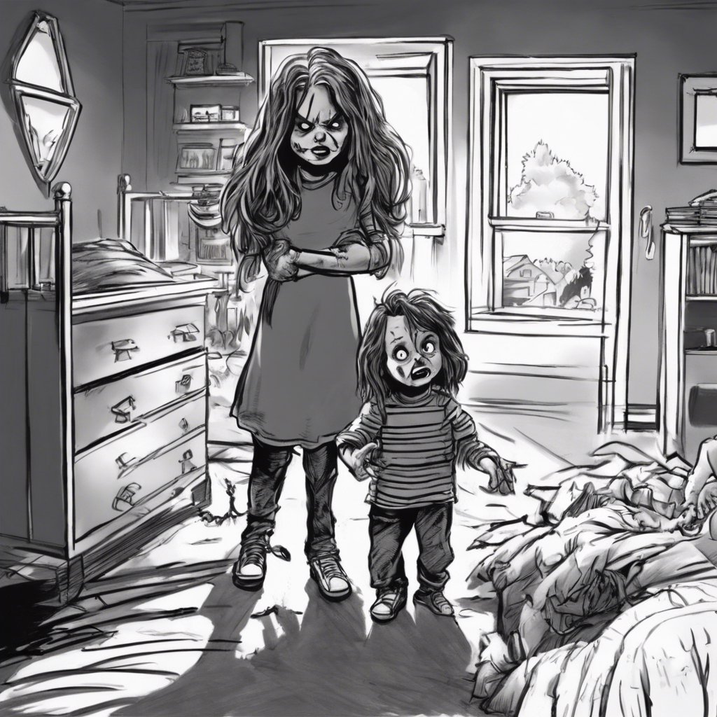 Chucky and Tiffany's twin children Glen | Fanart