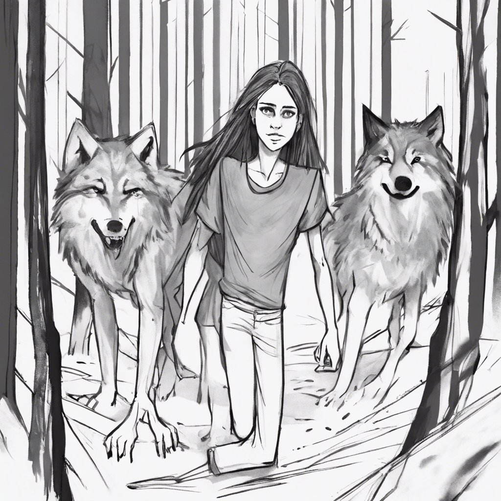 In the world of Wolf blood. Fanart
