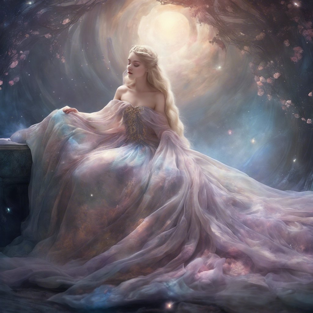 Sleeping beauty gown Fanart