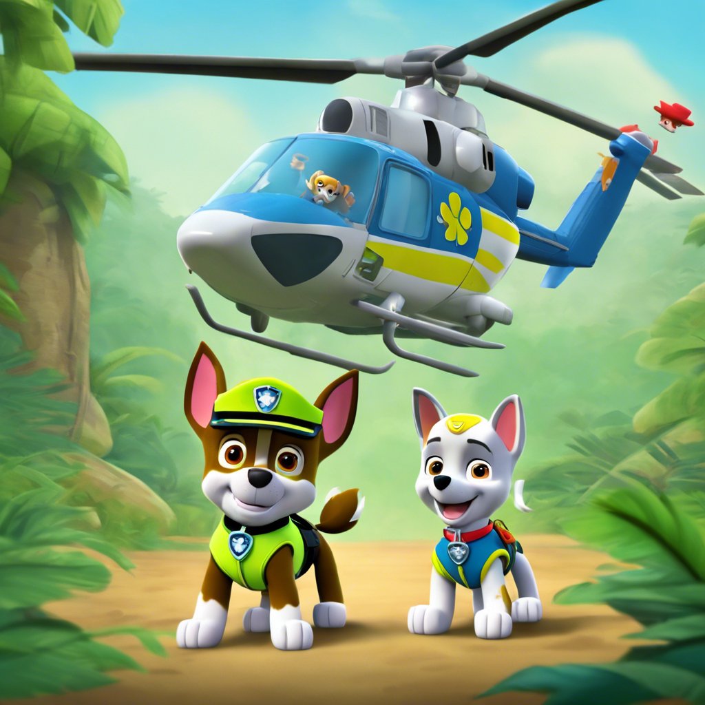 Paw patrol brandy and Mr whiskers Fanart