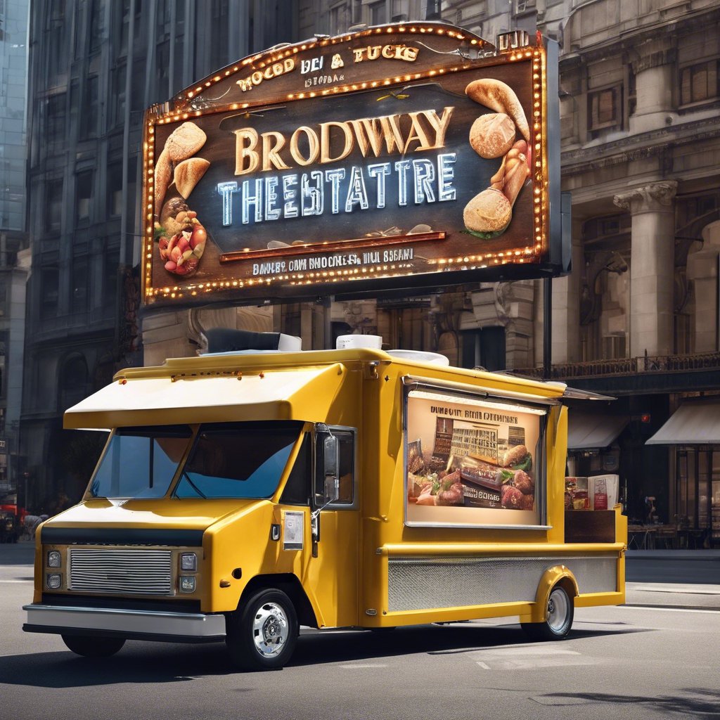food truck with huge broadway theatre Fanart