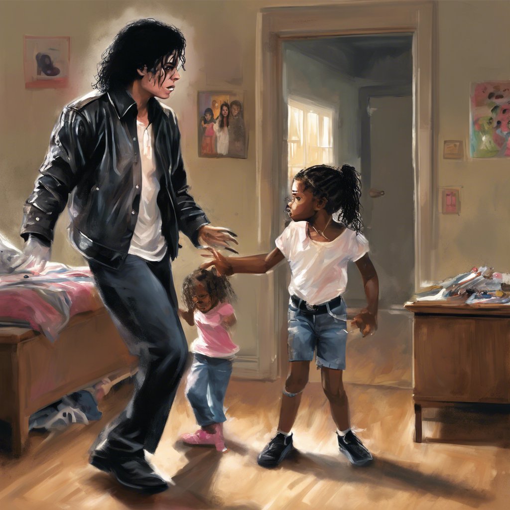 Michael Jackson’s little daughter gets in Fanart