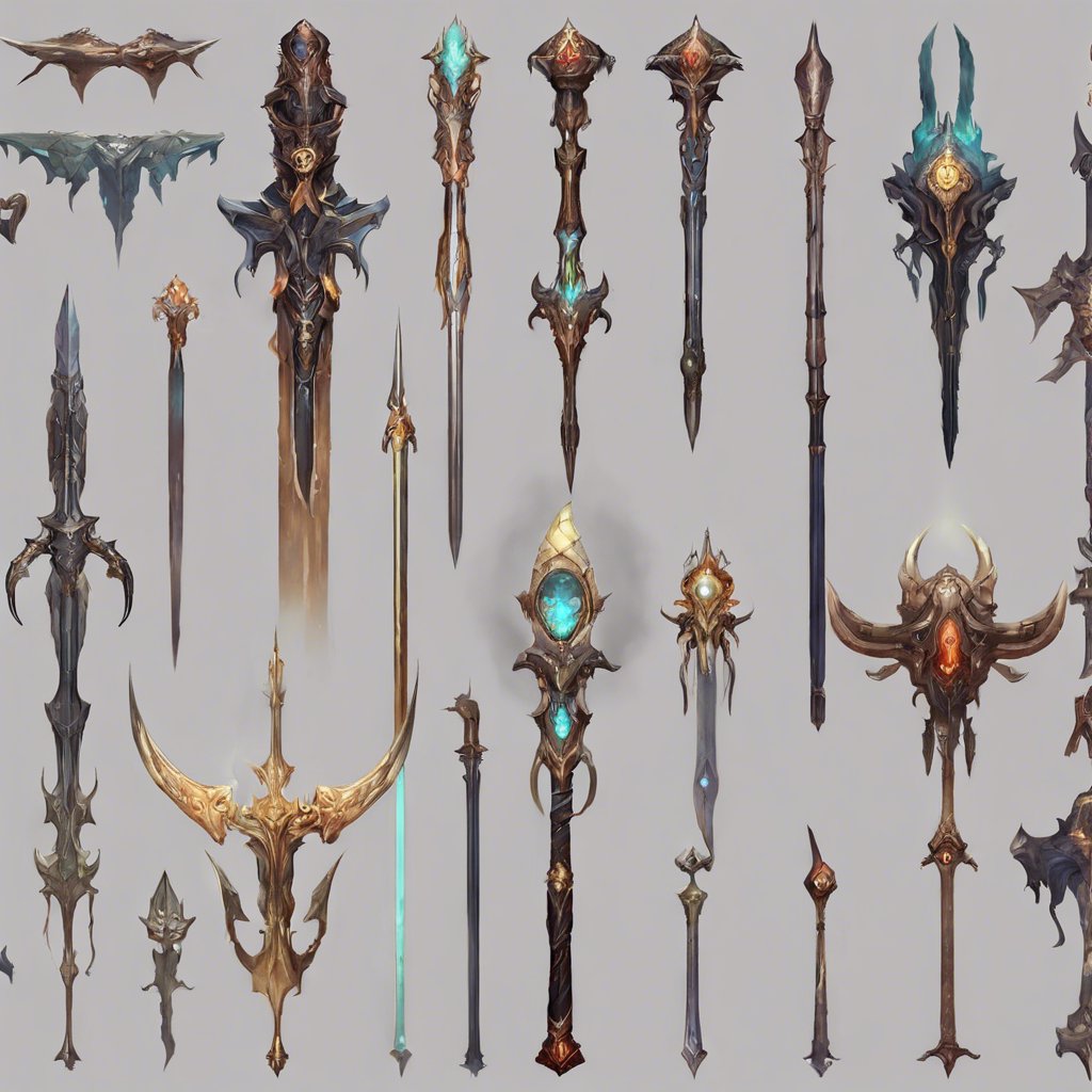 Weapons made from monster parts Fanart