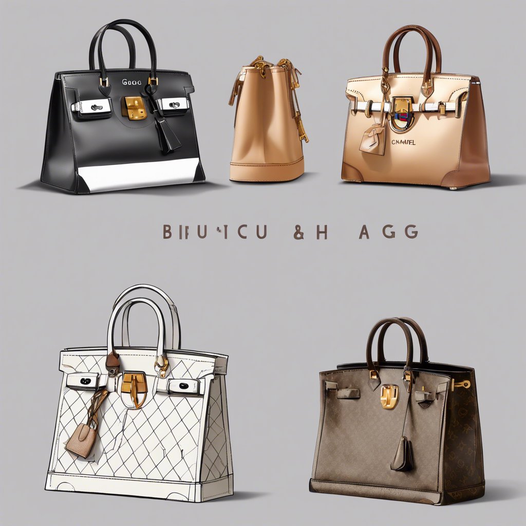 Gucci, Chanel, Louis Vuitton Birkin bag Fanart