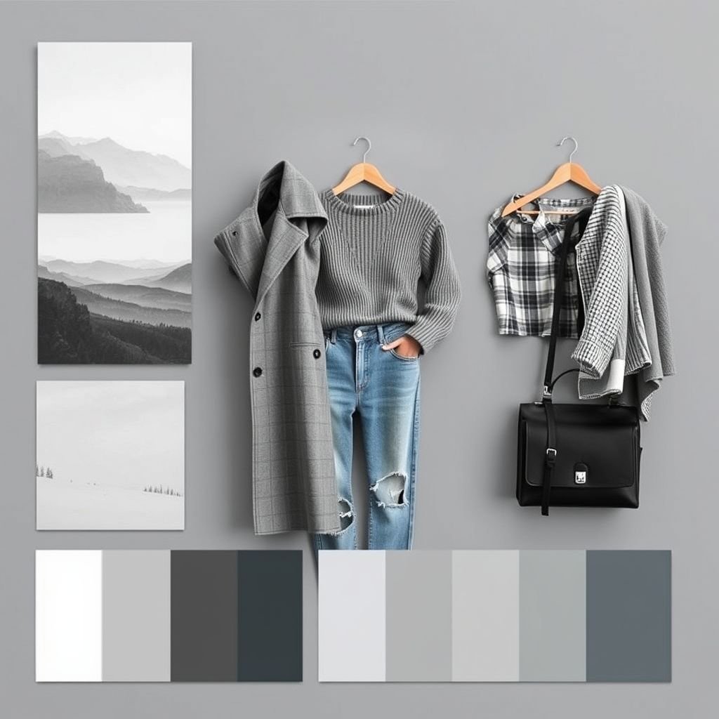 Clothing style grey | Fanart