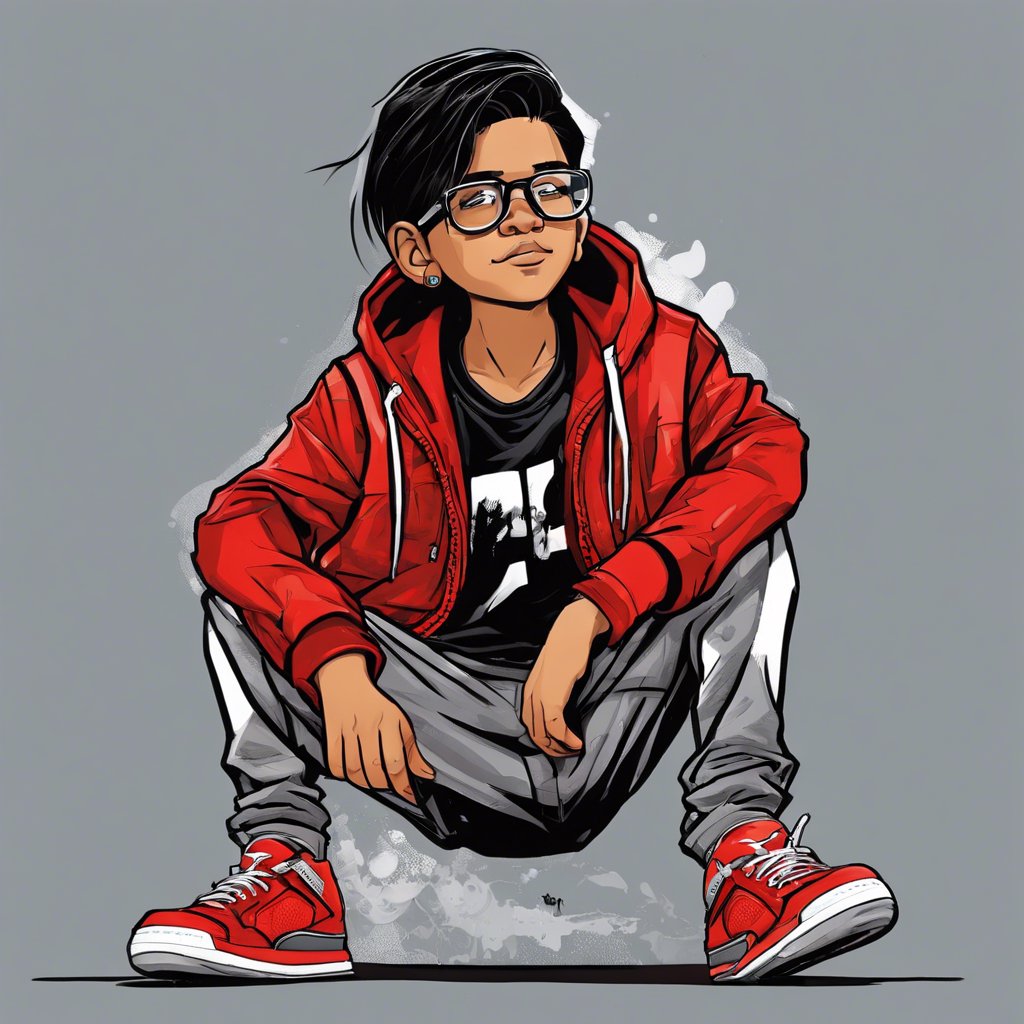 A 13-year-old Apache boy with straight | Fanart