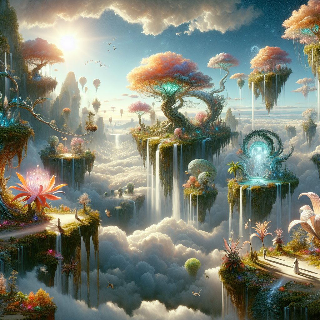 Explore the Best Floating Islands Mockup Art on Fanart