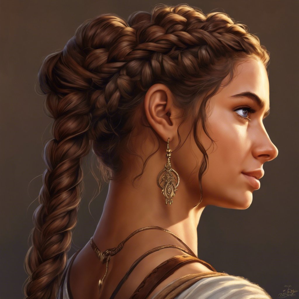 Hyper realistic, Greek, young woman, tan | Fanart