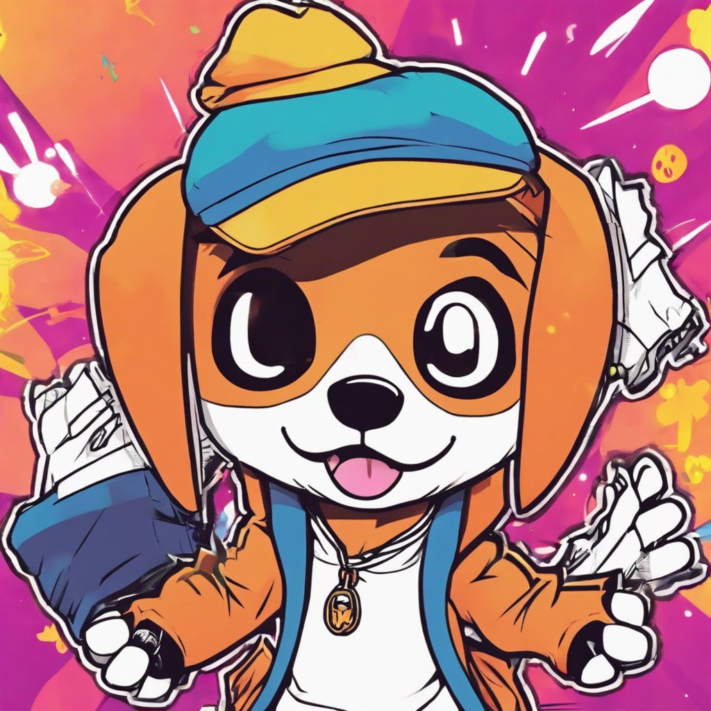 PaRappa dog | Fanart