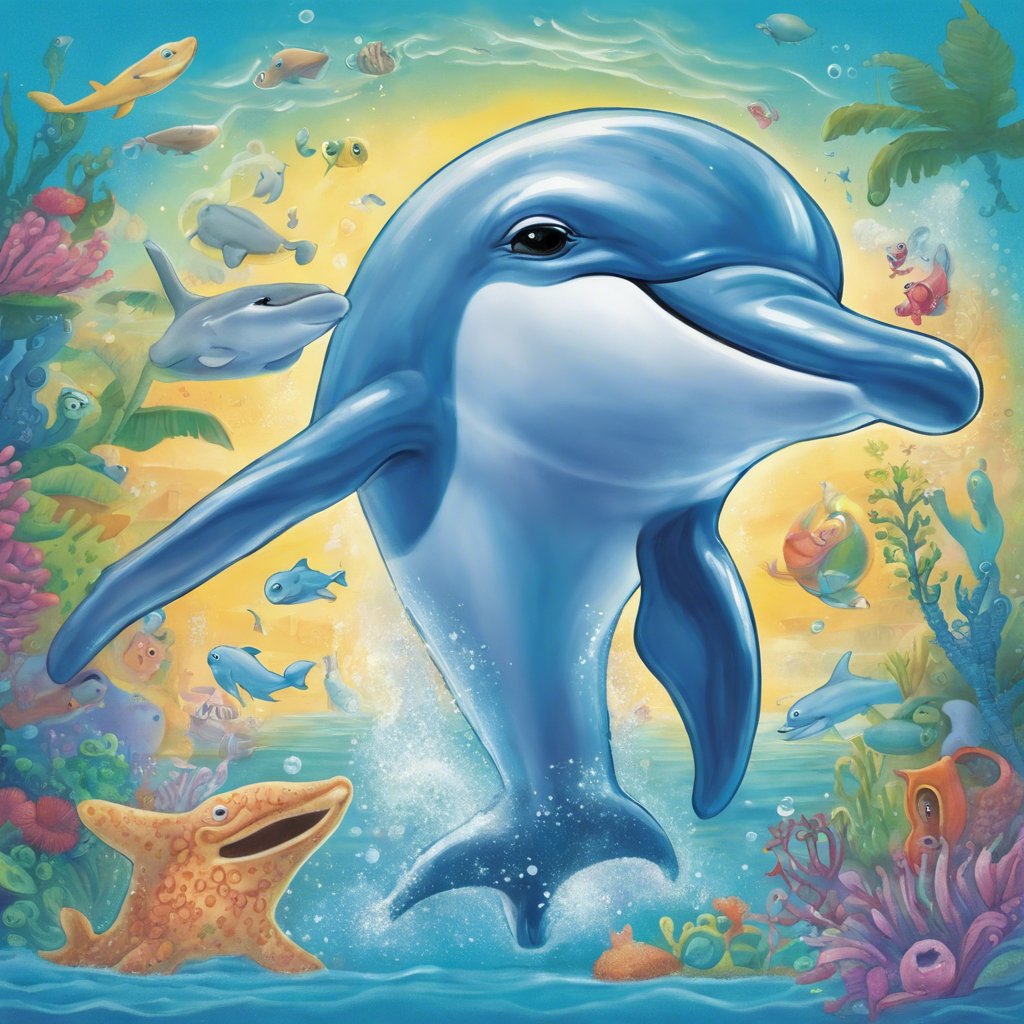 Lucy the dolphin book Fanart