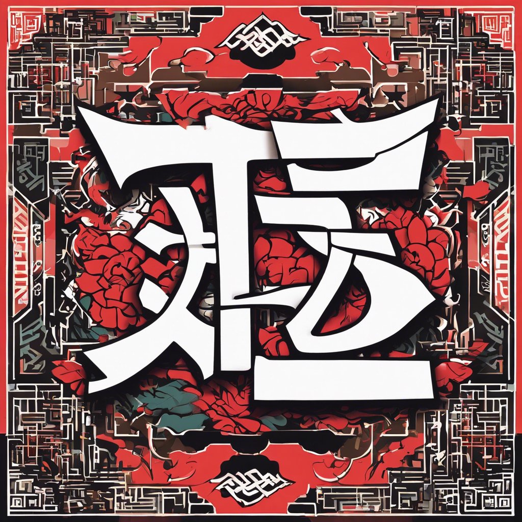 Japanese dojo, graffiti Fanart