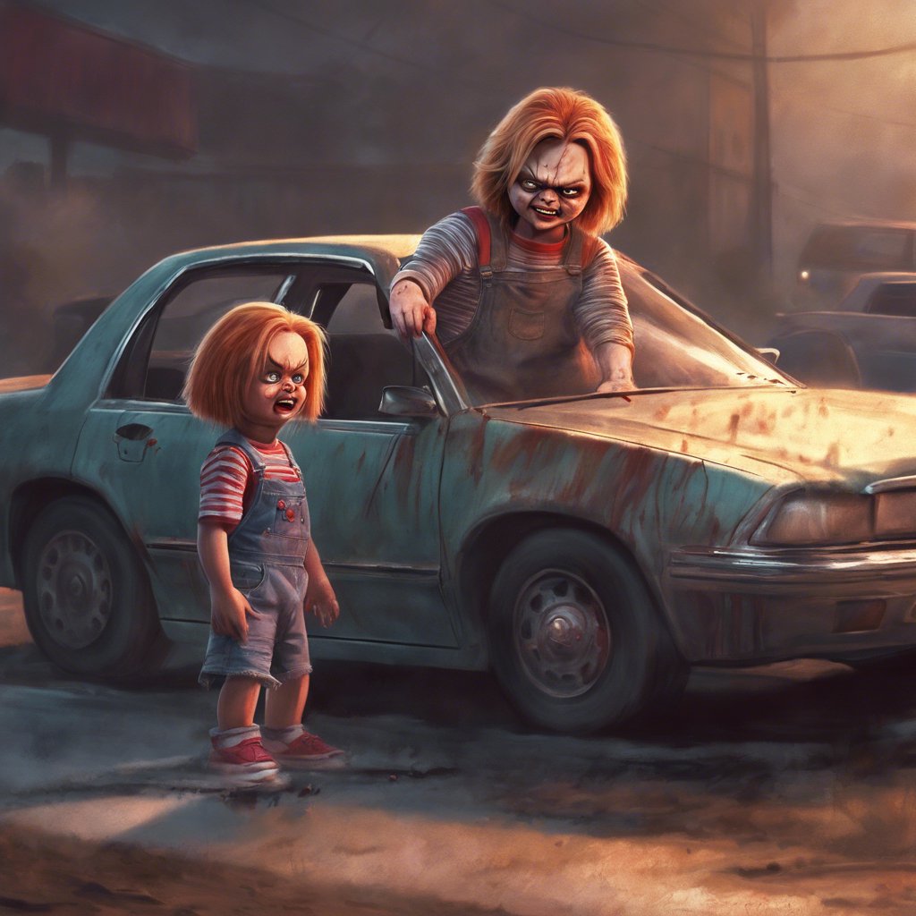 Chucky spanks his daughter Glenda for | Fanart