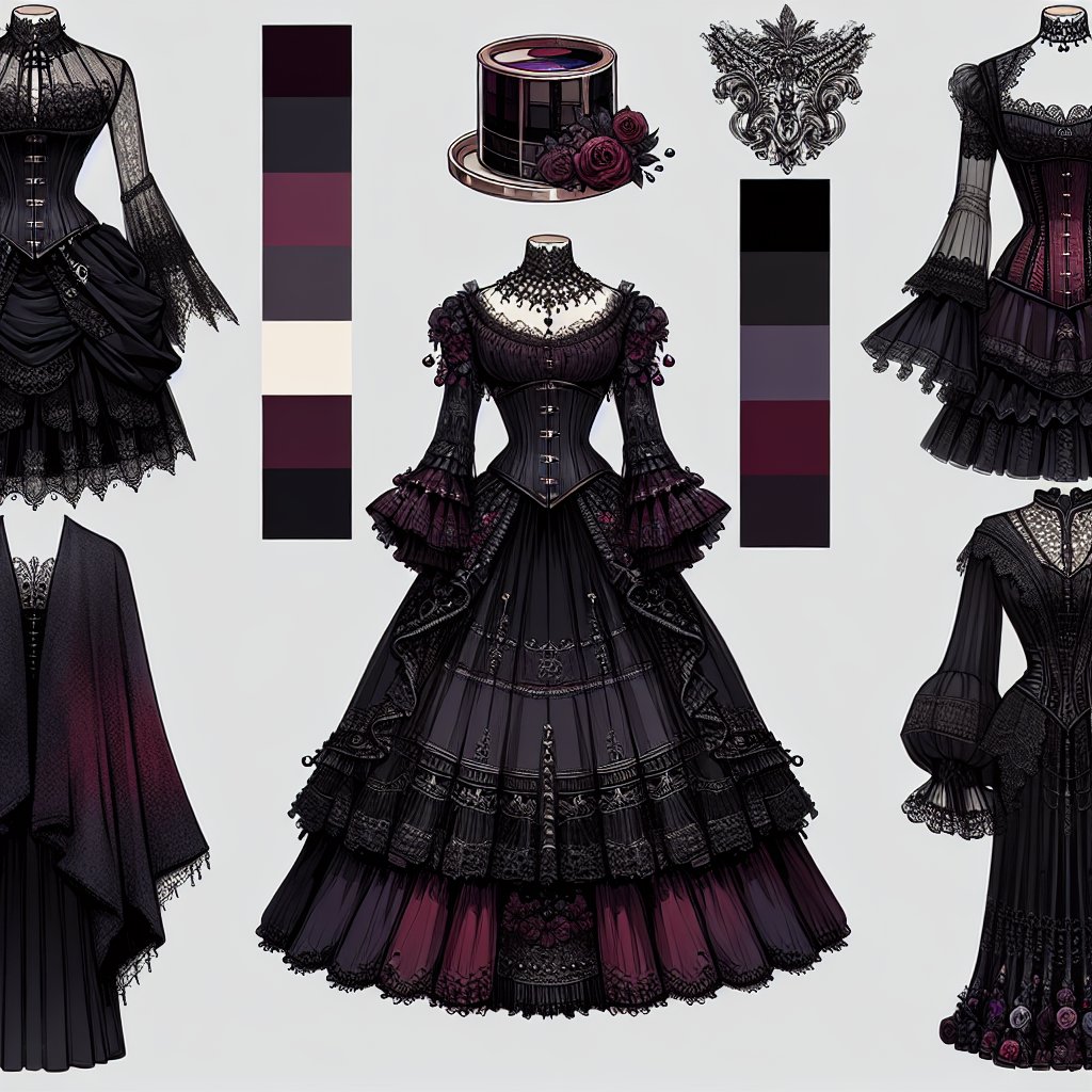 Explore Victorian Era Outfit Art