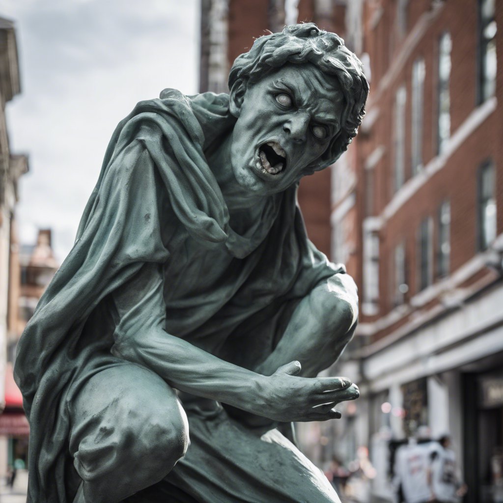 Someone pretending to be a statue, Fanart