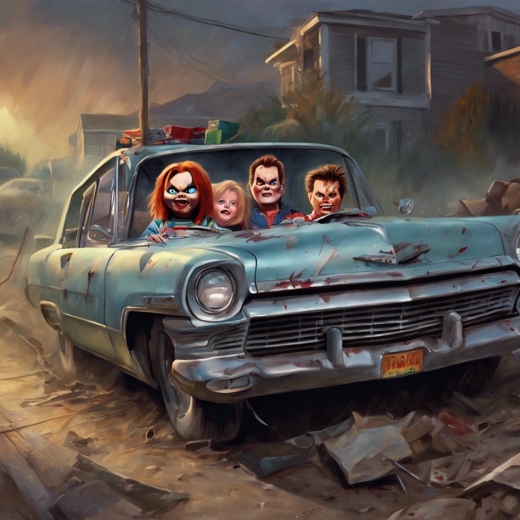 Chucky and Tiffany’s children Glen Fanart