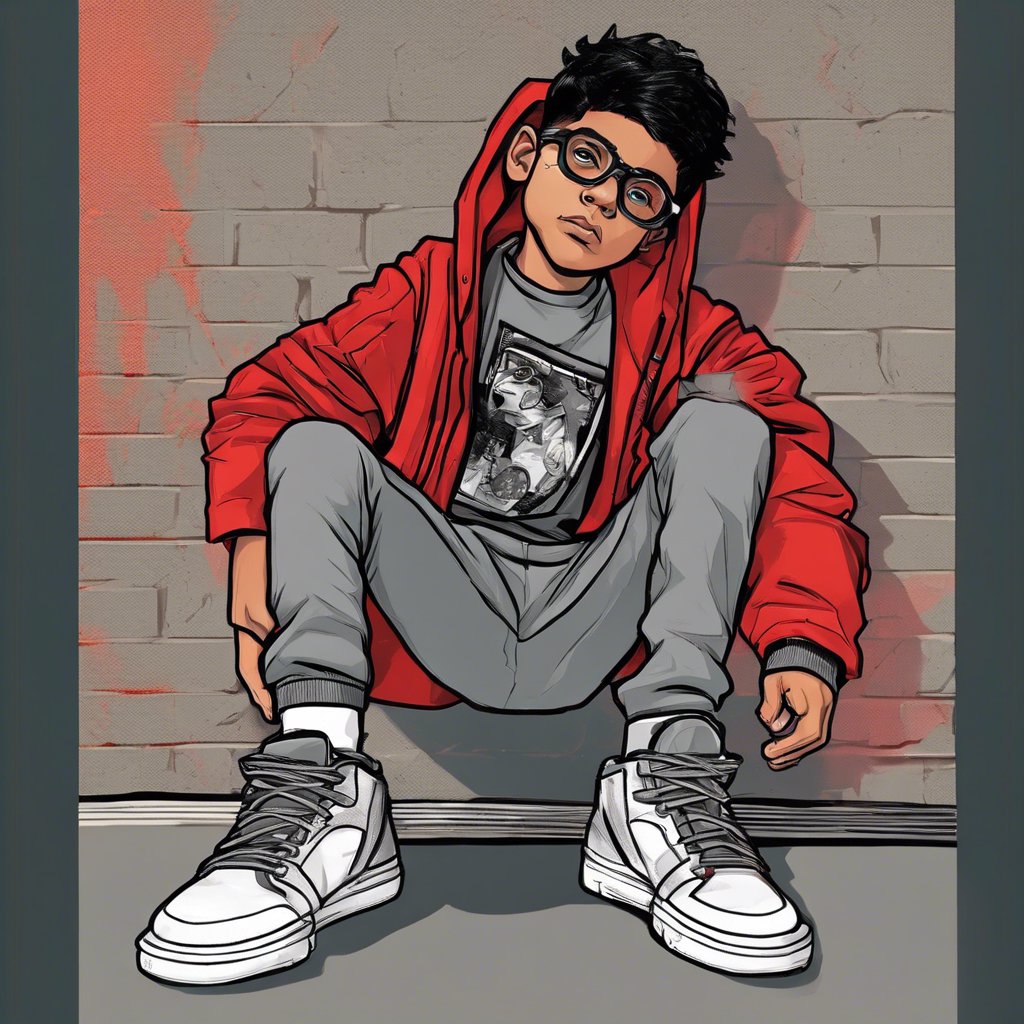 A 13-year-old Apache boy with straight Fanart