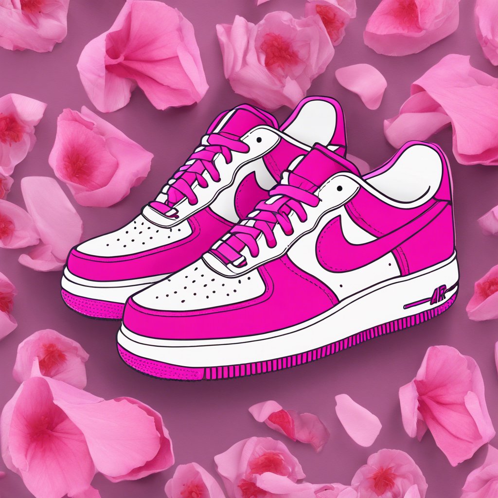 A air force 1s with the Fanart