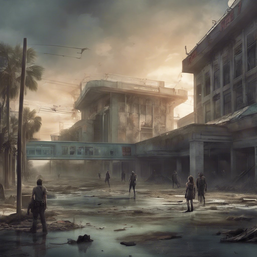 Isolated town with an abandoned Mall, Fanart