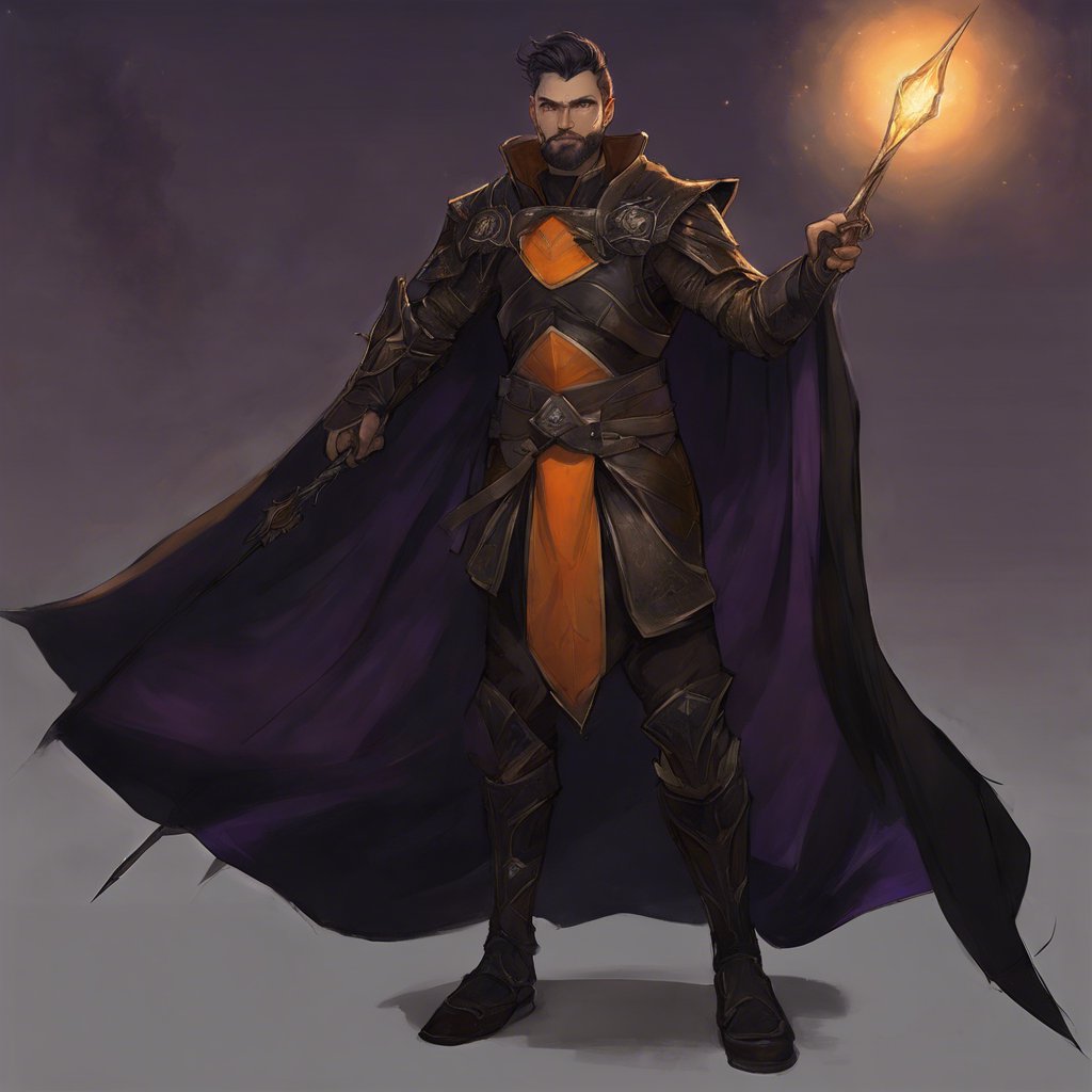 Human Twilight Domain Cleric. Very tall | Fanart