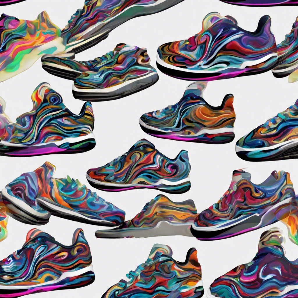 Quantum Physics Sneakers: Abstract, swirling designs Fanart