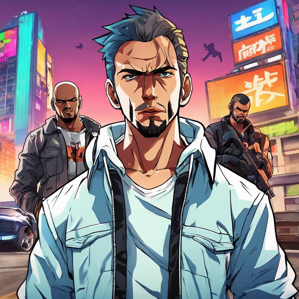 Grand theft, auto characters Fanart