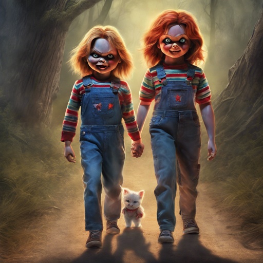 Chucky and Tiffany’s children Glen and | Fanart