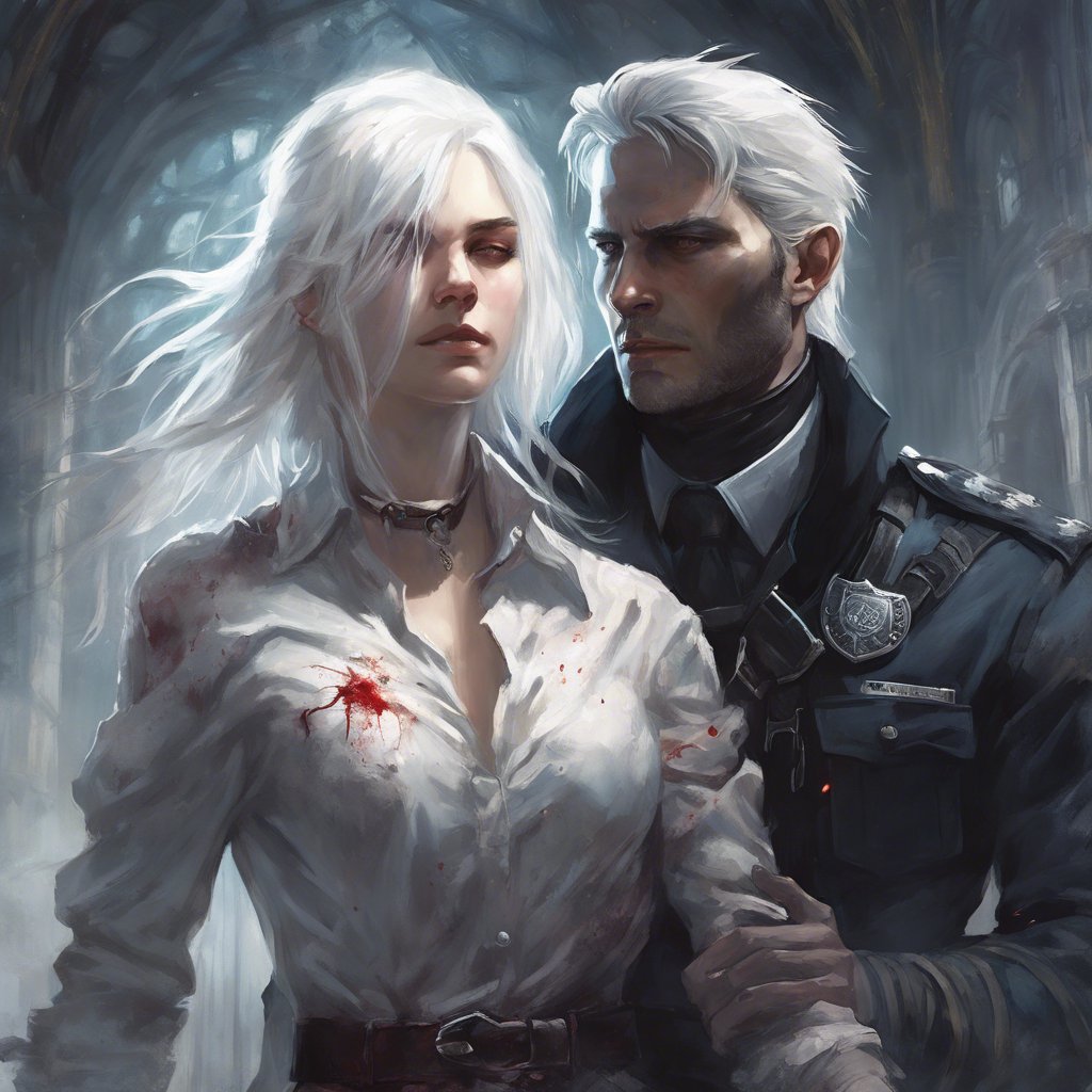 A female bloodborne hunter with white Fanart