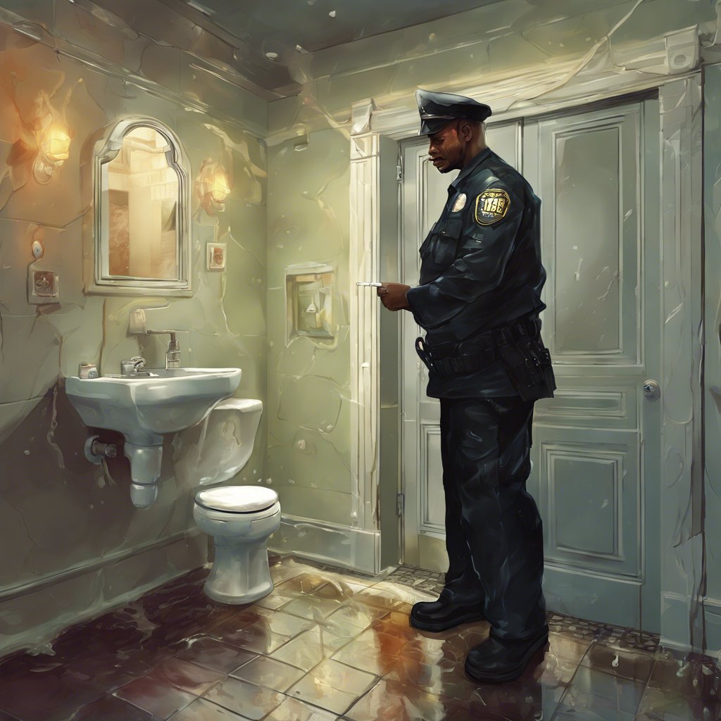 Security guard goes to home to Fanart